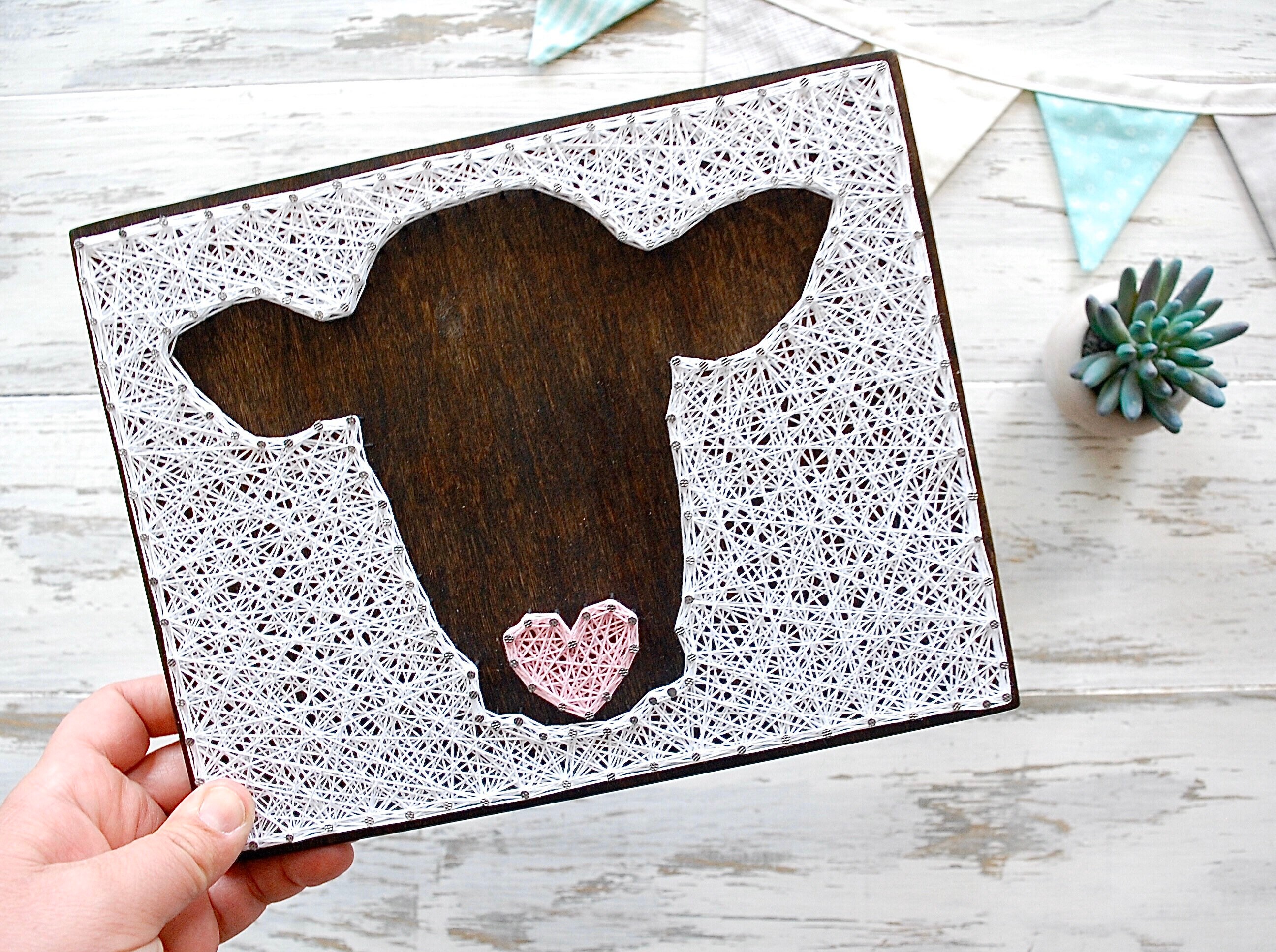 Cow String Art Cow Decor Cow Art Cow Sign Farmhouse Decor | Etsy