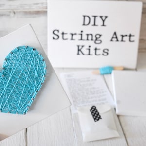 DIY HEART String Art Kit Do It Yourself Heart Sign - Etsy