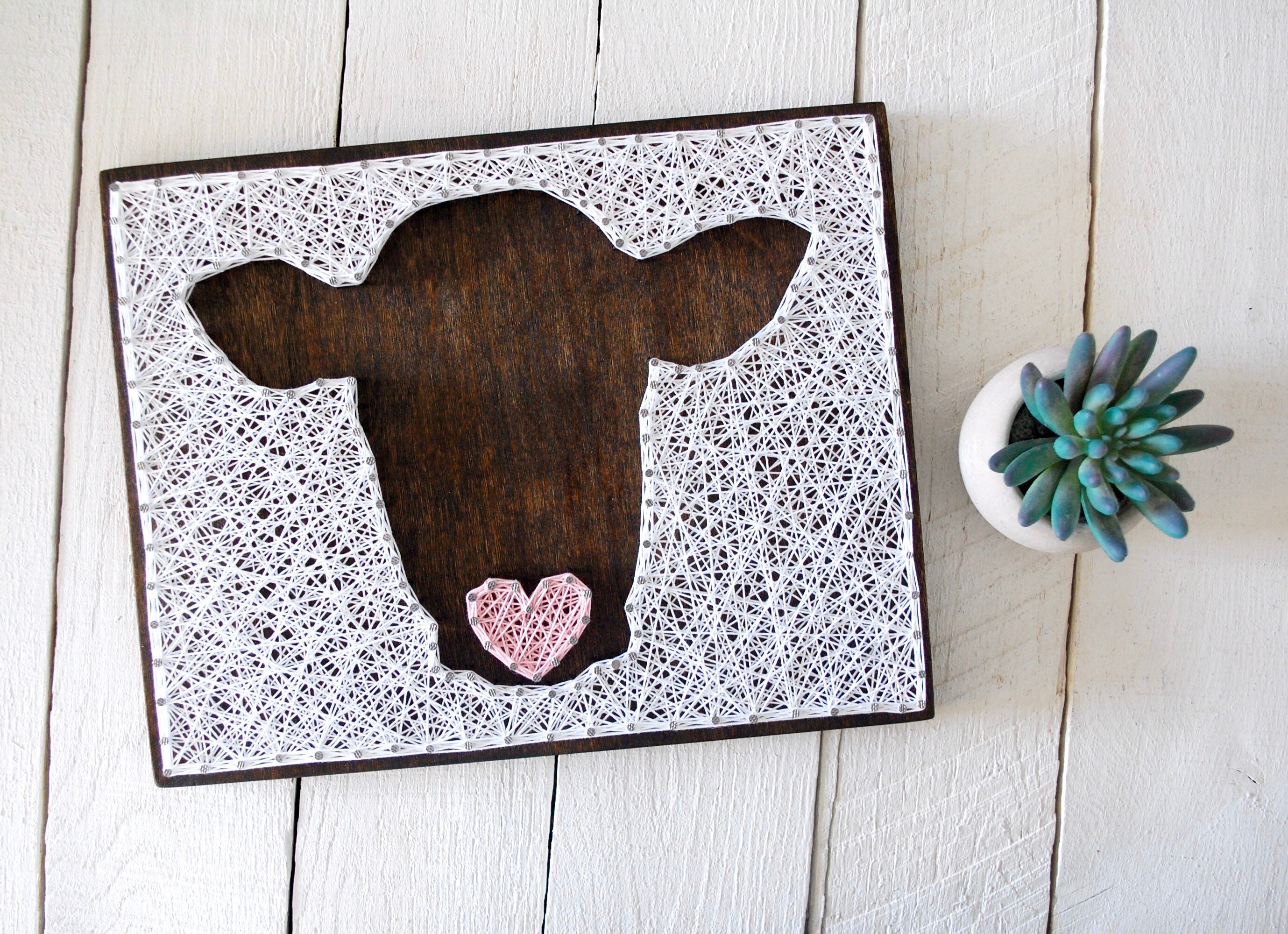 Cow String art cow decor cow art cow sign farmhouse decor | Etsy