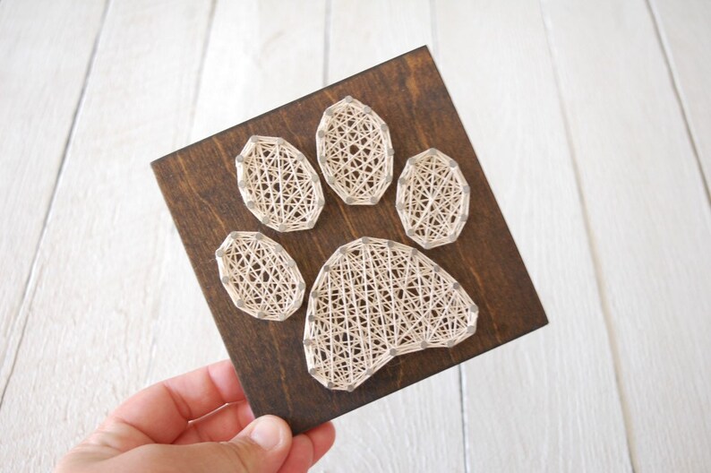 DIY PAW Print String Art Kits arte de cuerdas bricolaje - Etsy México