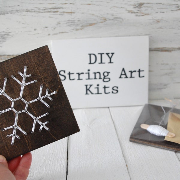 Snowflake String Art - Etsy
