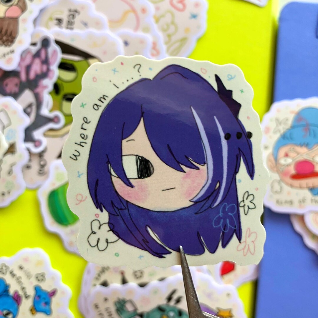 Confused Acheron | Honkai Star Rail HSR Die Cut Vinyl Stickers | FREE ...