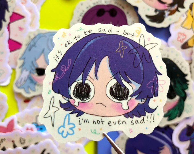 Sad Scaramouche | Genshin Impact Die Cut Vinyl Stickers | FREE SHIPPING ...
