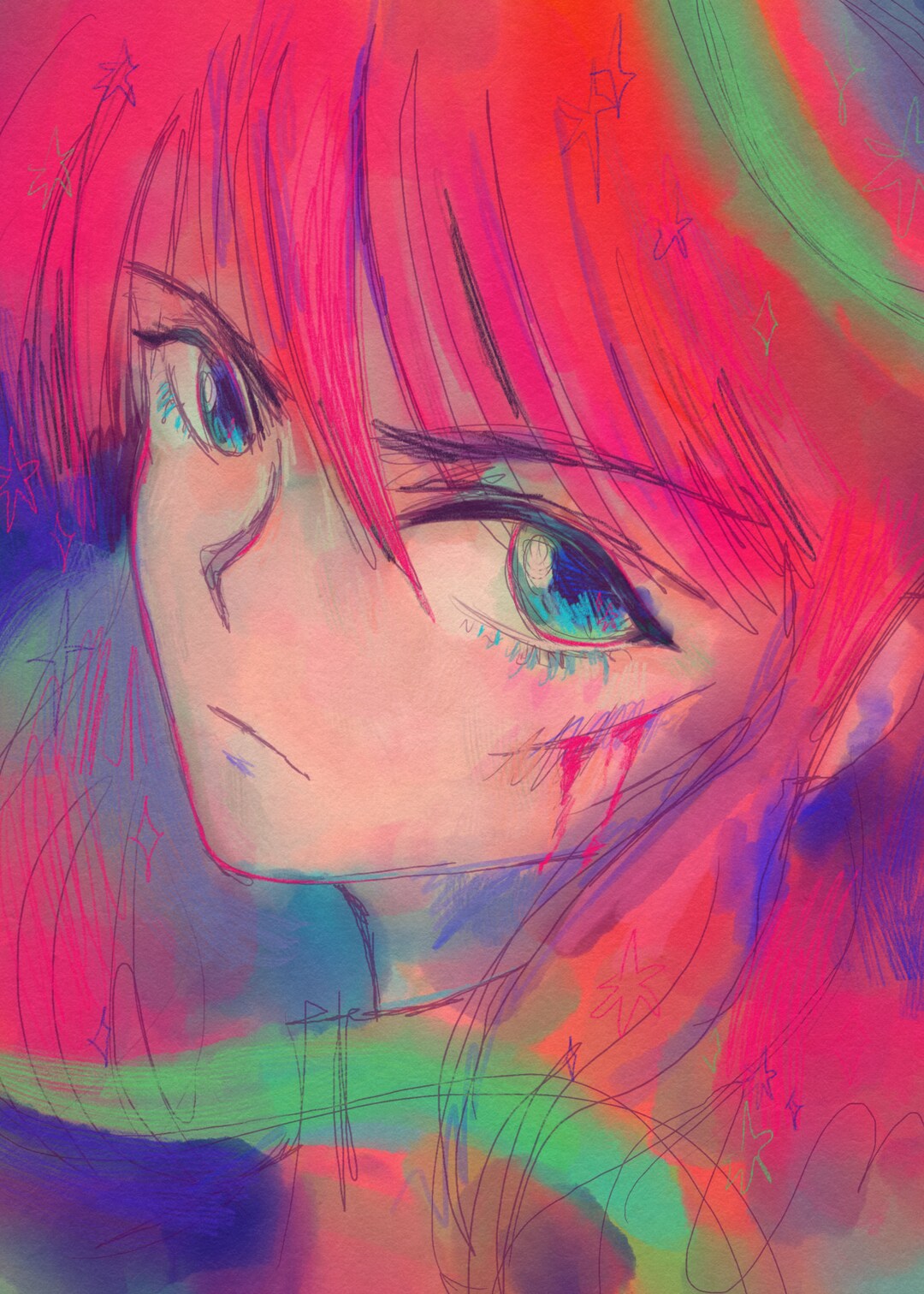 Foxy Plant Guy Anime Print 5x7 FREE SHIPPING W0nkk0 - Etsy