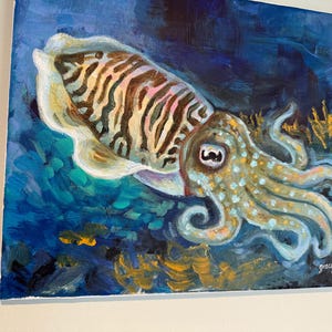 Original Cuttle Fish Painting - Etsy