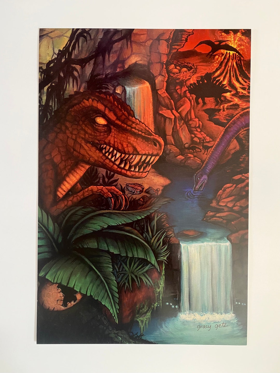 Dinosaur Print - Etsy