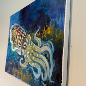 Original Cuttle Fish Painting - Etsy