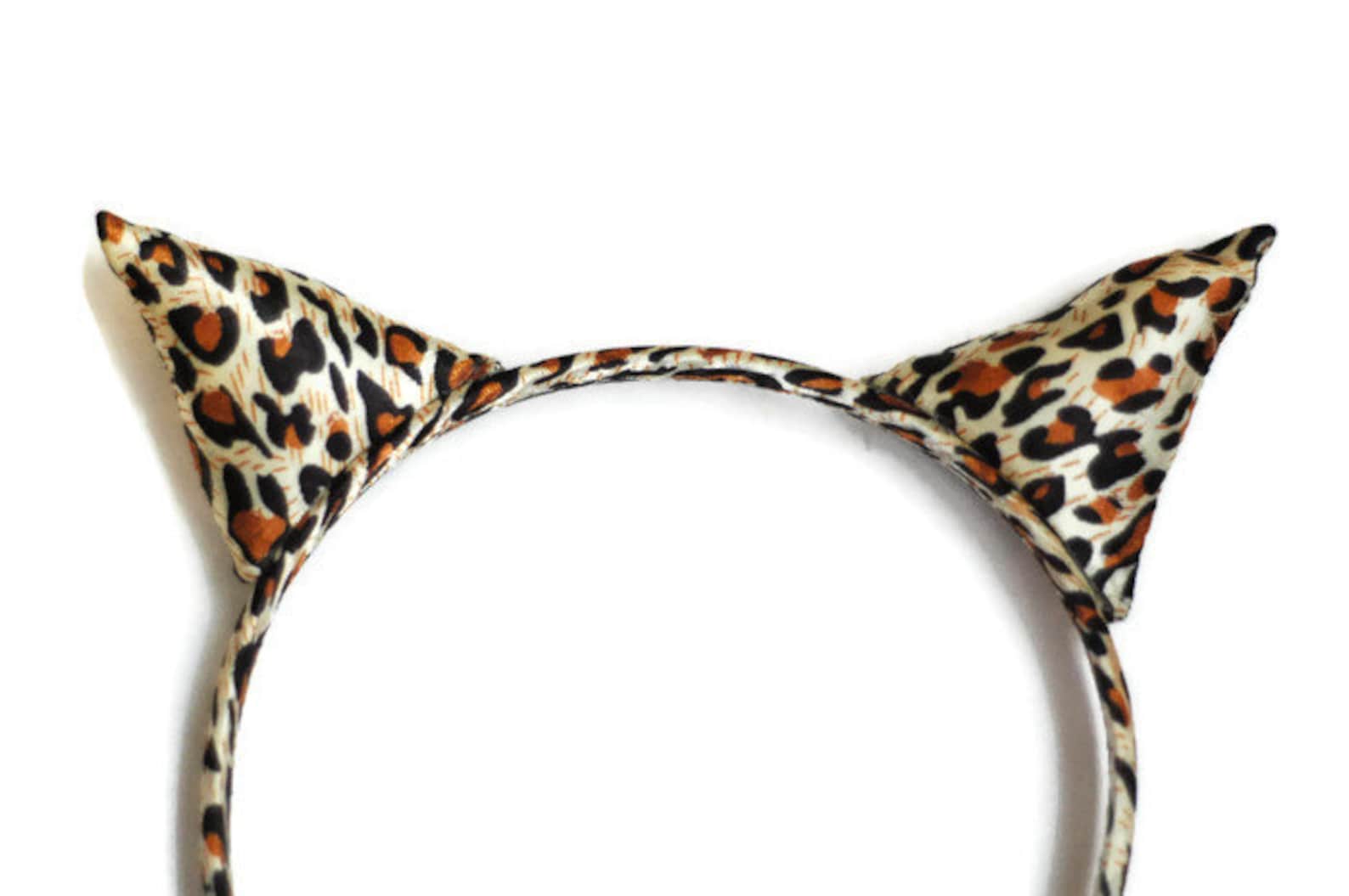 Leopard Ears Headband, Halloween Headband, Cosplay Leopard Ears ...