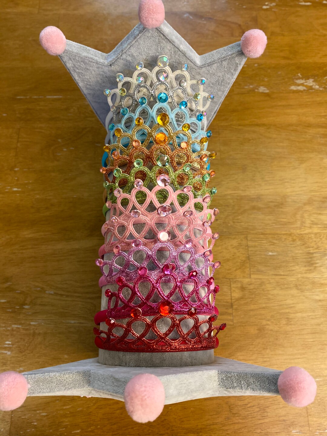 Princess Crown Headband With Multiple Colors Available - Etsy