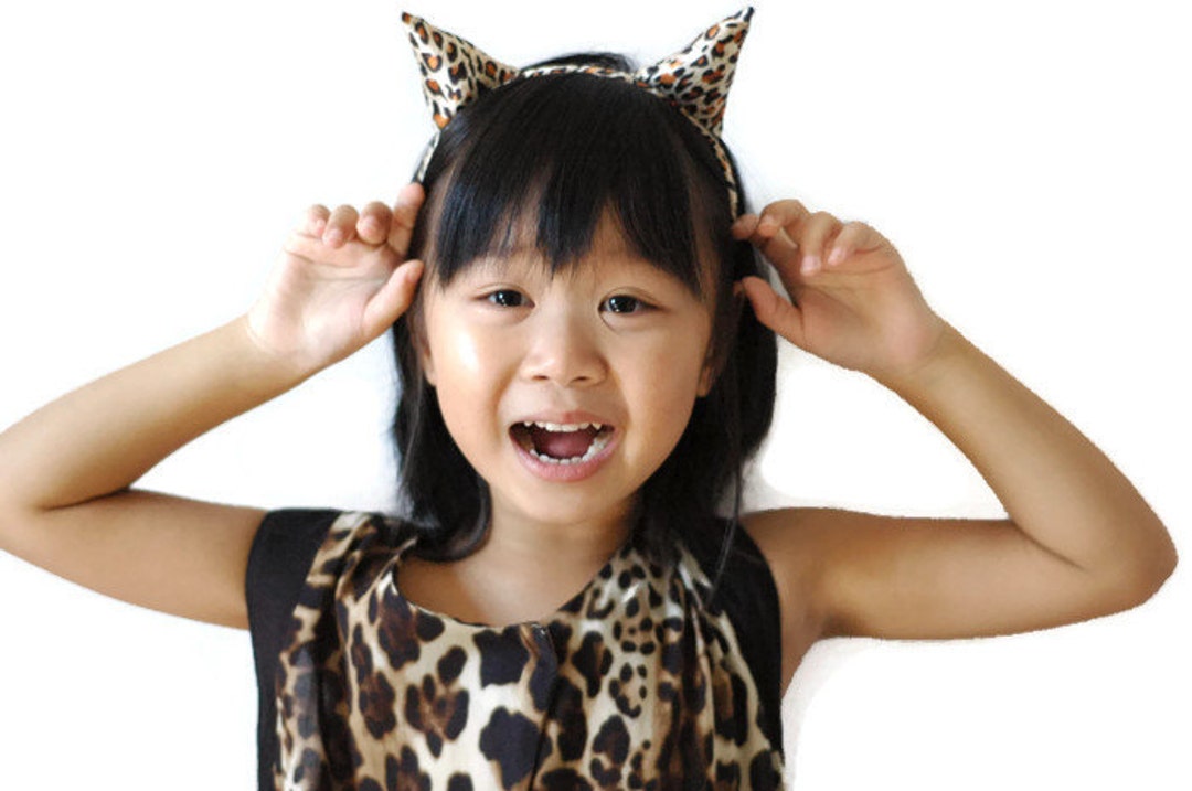 Leopard Ears Headband, Halloween Headband, Cosplay Leopard Ears ...