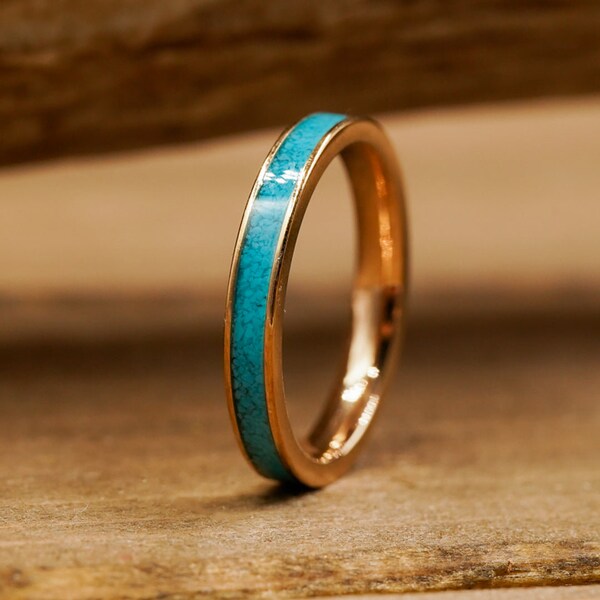 Turquoise Wedding Ring - Etsy