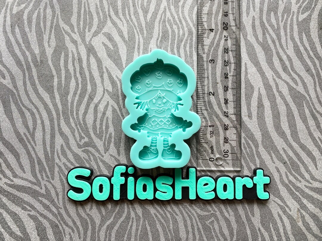 Girl Character Silicone Mold, Silicone Mold, Vintage Character Silicone ...