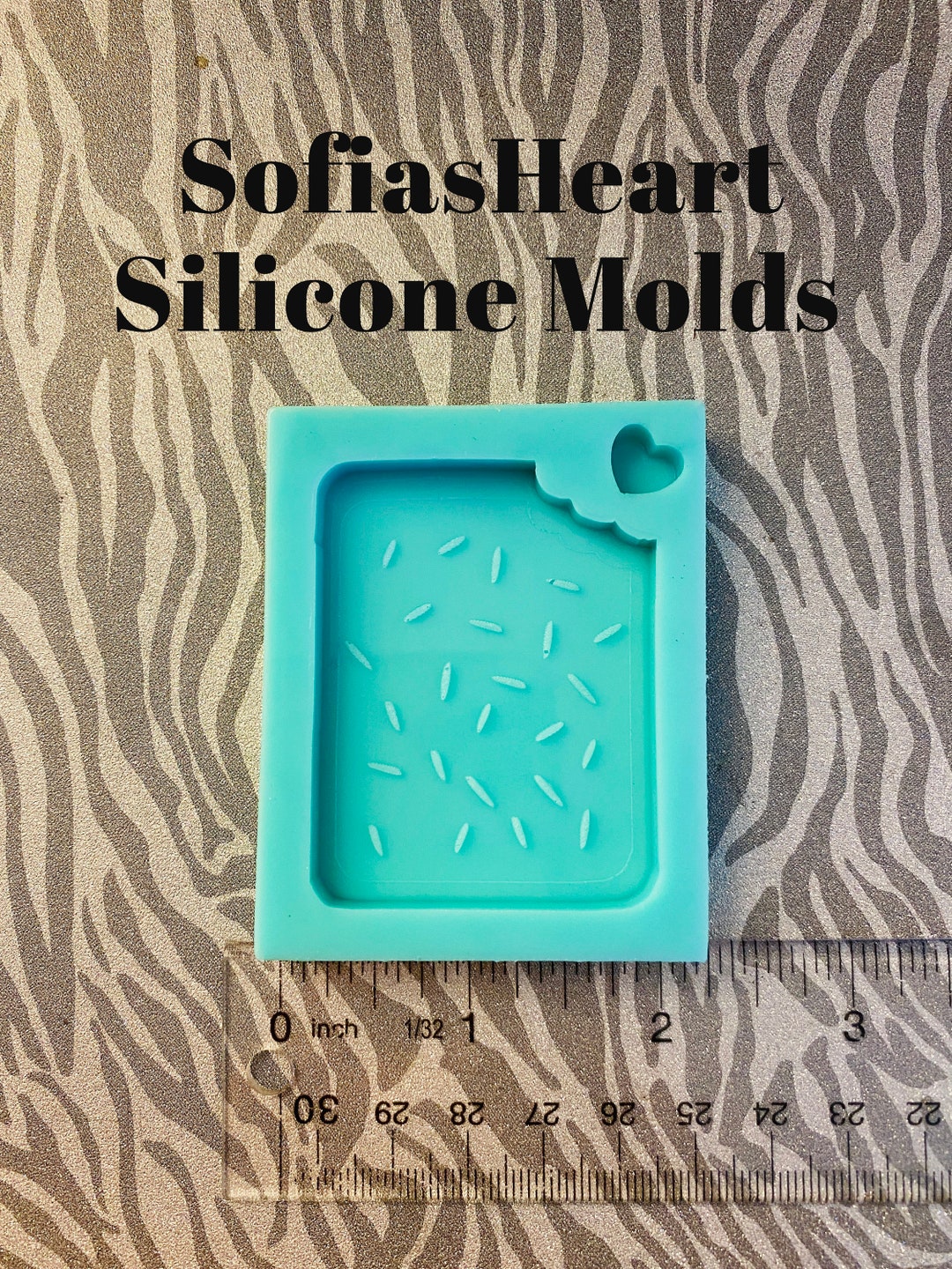 Poptart Silicone Mold, Pop Tart Mold, Uv Resin Mold, Silicone Mold ...