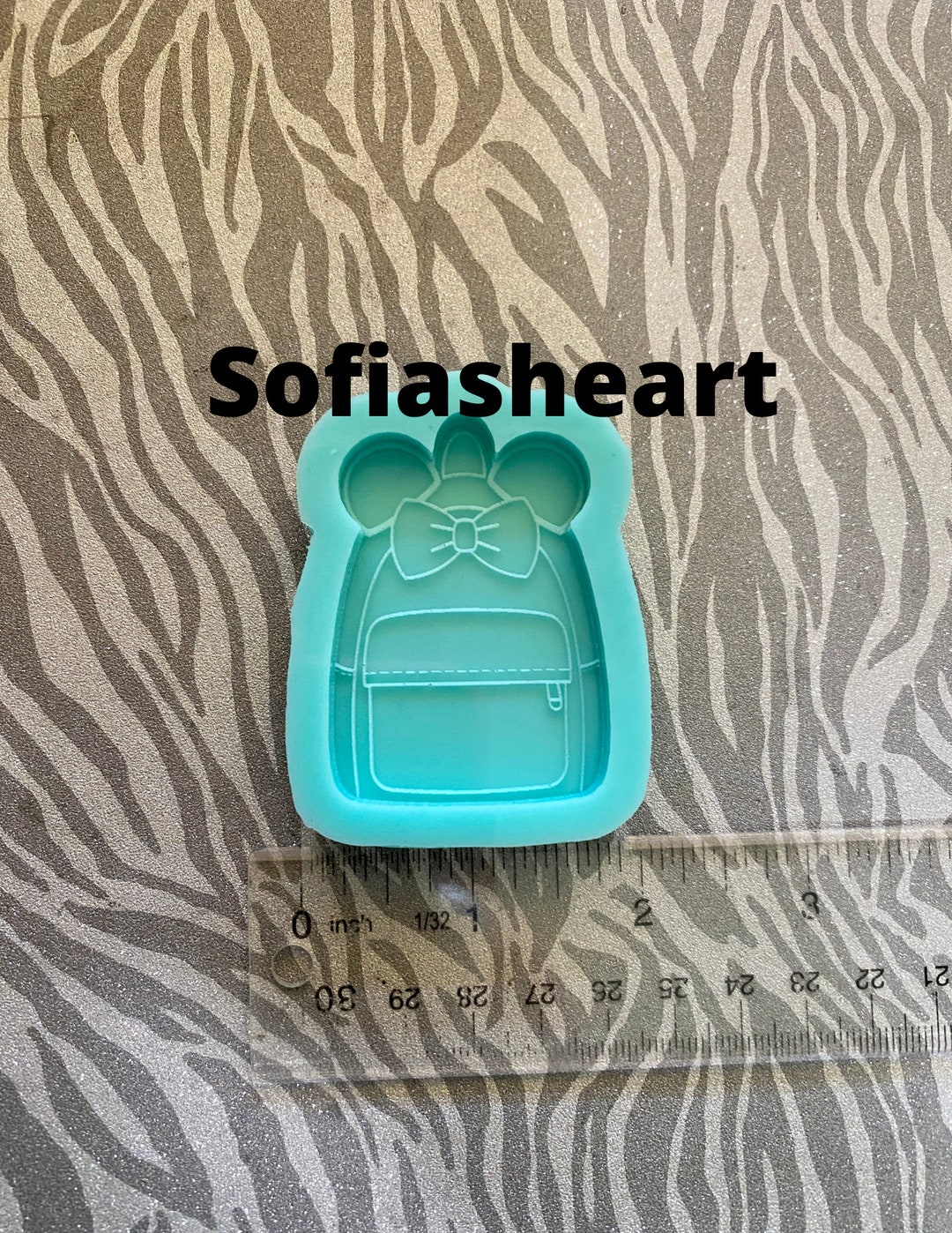 Mickey Mouse Backpack Silicone Mold, Uv Resin Mold, Silicone Mold, Soap ...