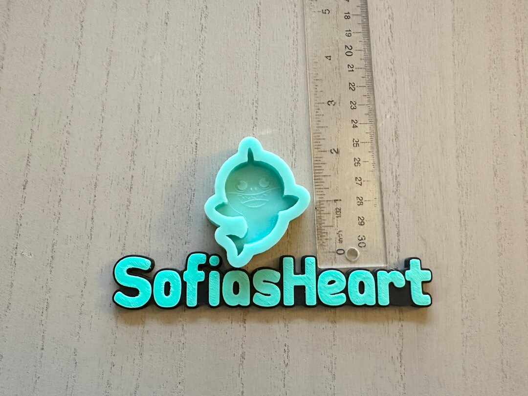 Shark Silicone Mold, Silicone Mold, Silicone Mold Resin, Baby Mold ...