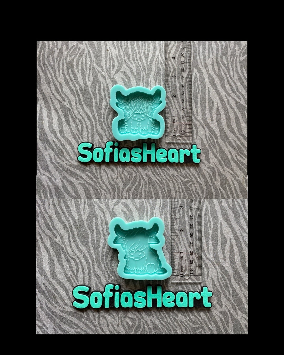 Highland Cow Silicone Mold, Cow Silicone Mold, Farmers Market, Silicone ...