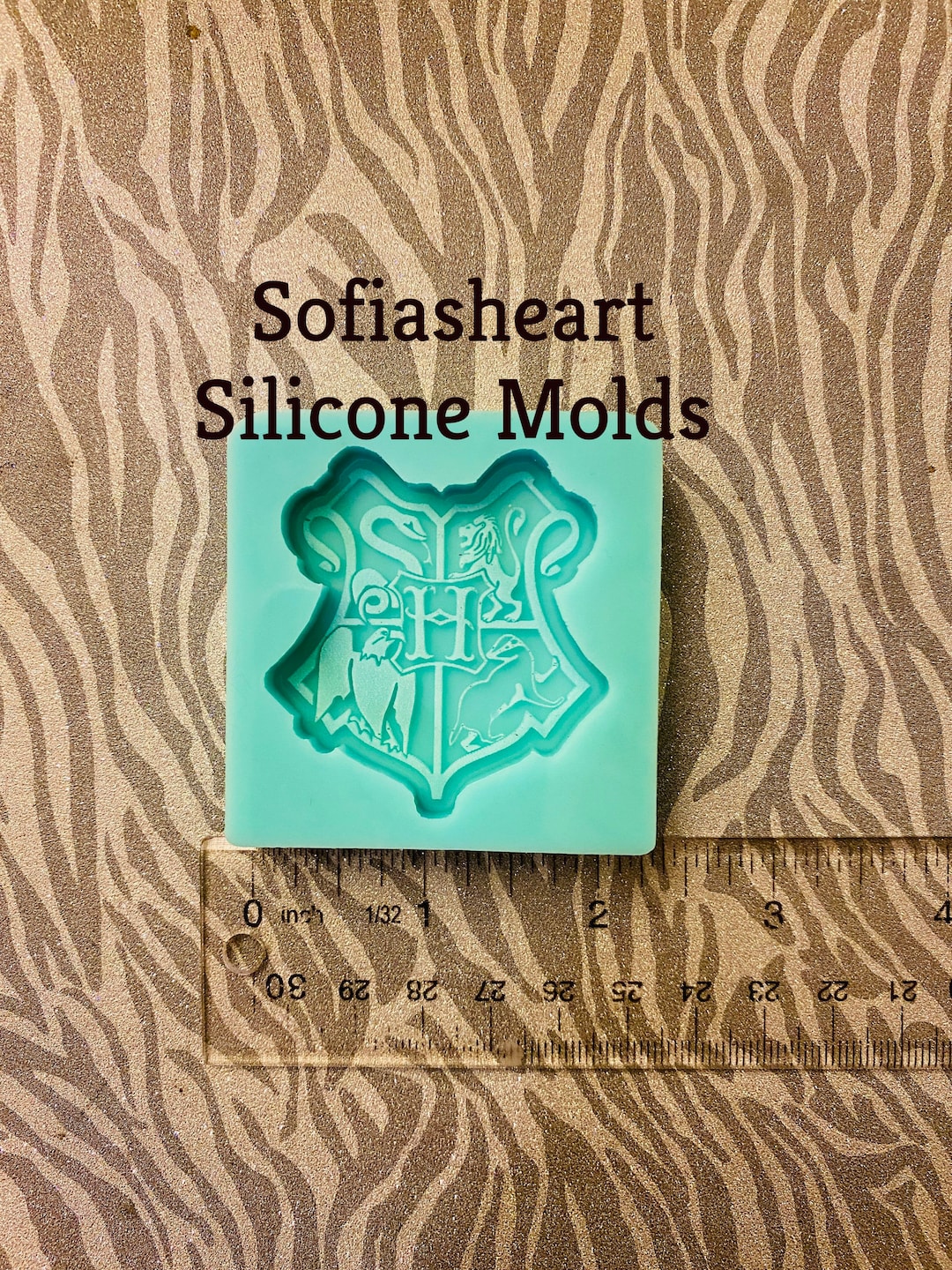 Wizard Crest Engraved Silicone Mold, Silicone Mold, Silicone Mold Resin ...