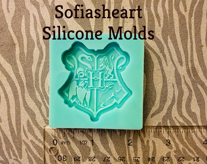 Wizard Crest Engraved Silicone Mold Silicone Mold Silicone - Etsy