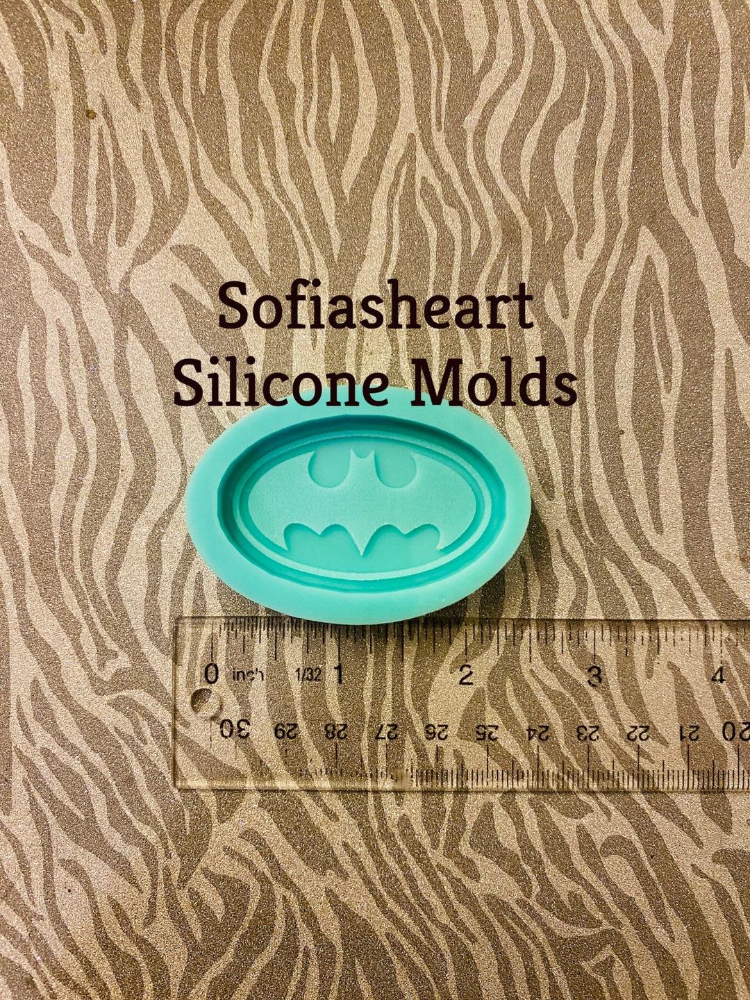 Super Bat Hero Engraved Silicone Mold, Silicone Mold, Resin Silicone ...
