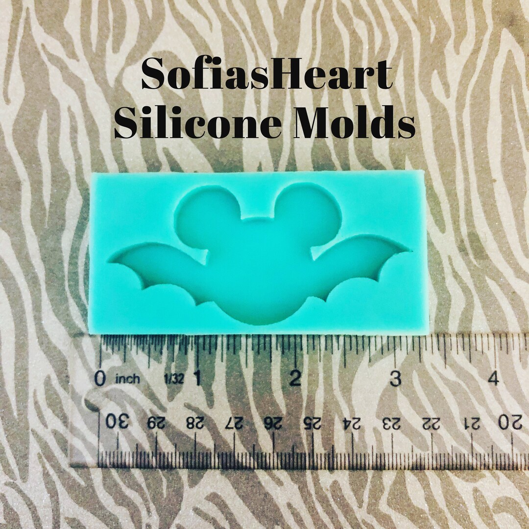 Mouse Bat Silicone Mold Style A, Bat Mold, Halloween Mold, Silicone ...