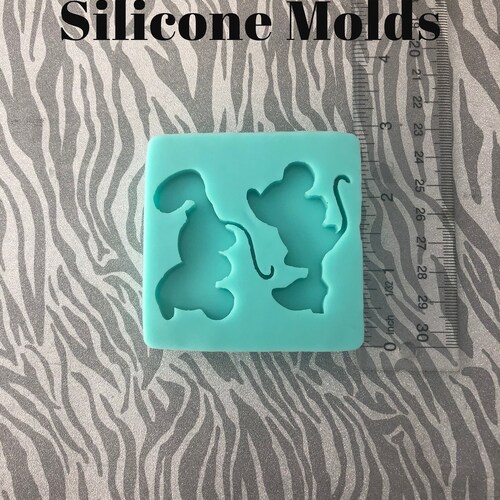 Small Mickey Mouse Resin Mold Disney Silicone Mold Minnie - Etsy