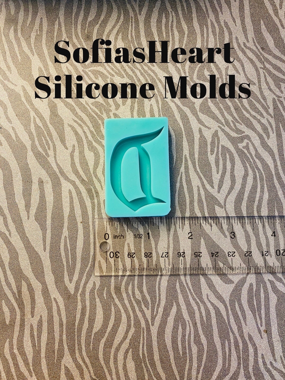 Letter D Silicone Mold, Silicone Mold, Silicone Mold Resin, Soap Mold ...