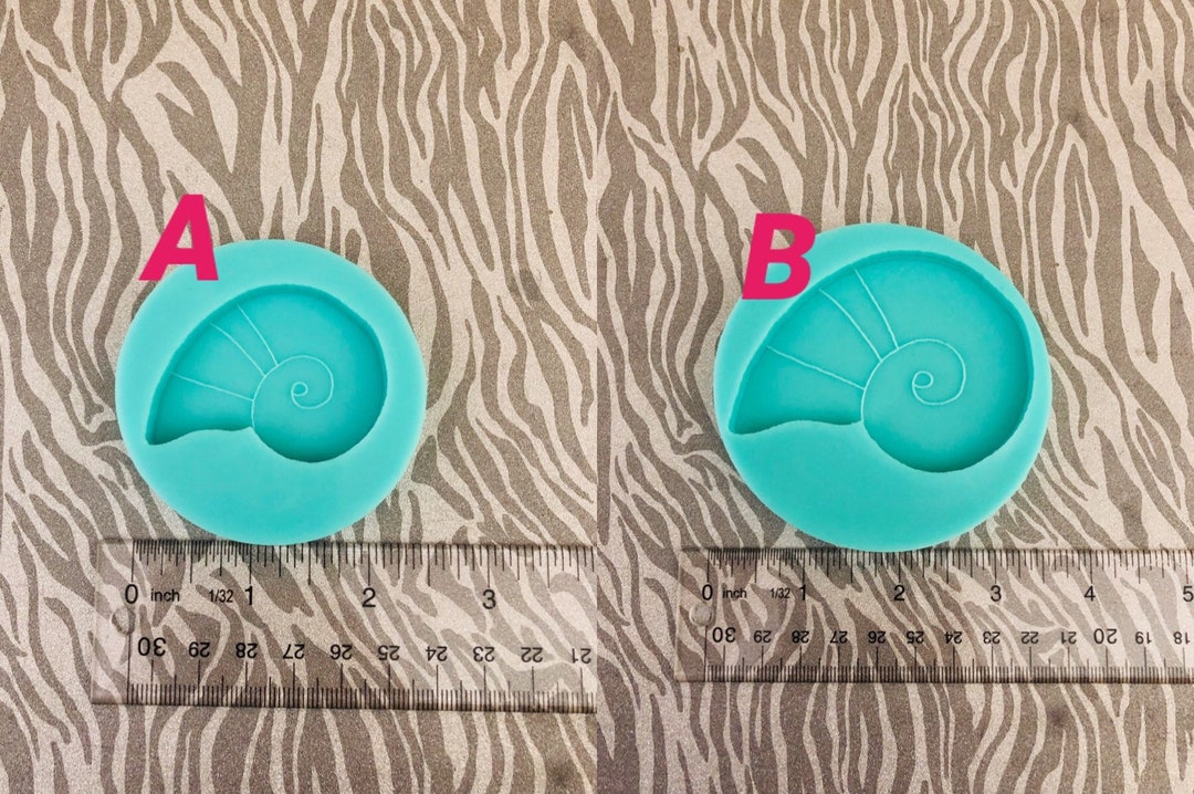 Villain Shell Silicone Mold, Seashell Mold, Evil Queen Mold, Princess ...