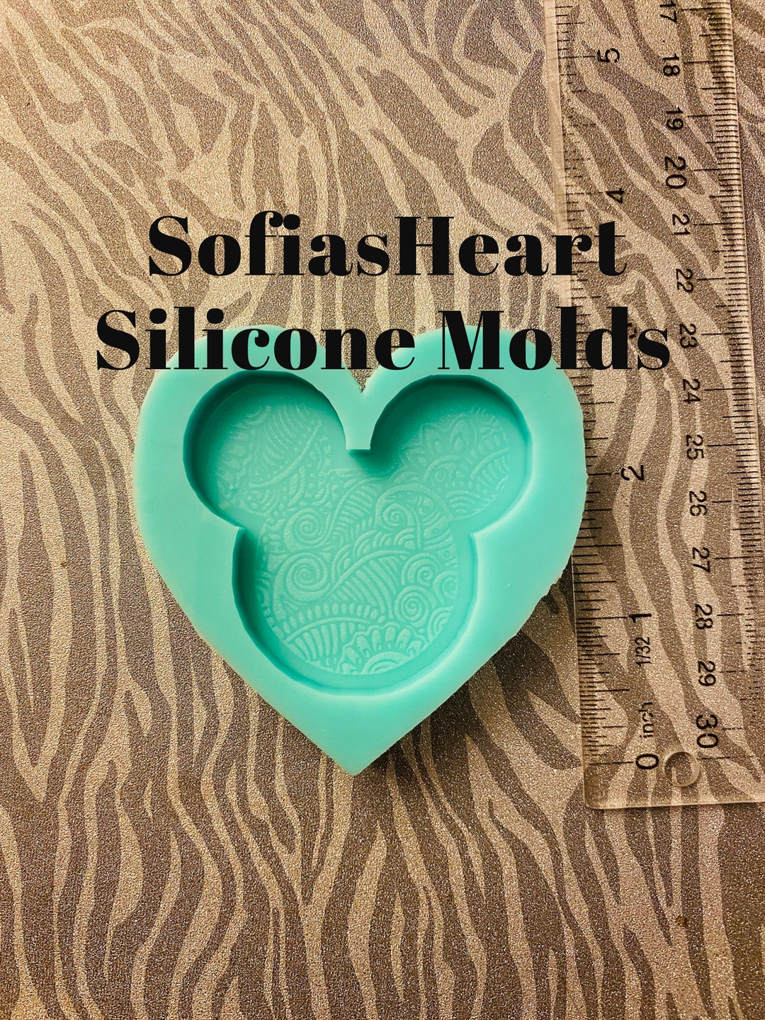 Mickey Mouse Mandala Silicone Mold, Uv Resin Mold, Silicone Mold, Soap ...