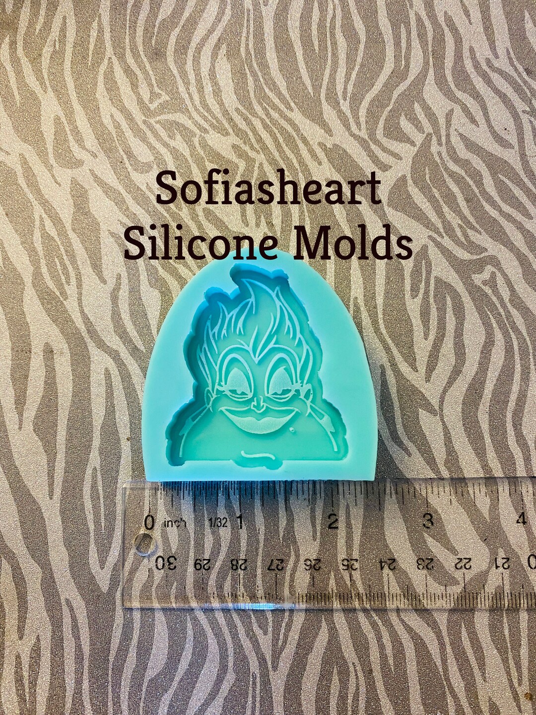 Ursula Mold, Villain Silicone Mold, Mermaid Mold, Fish Mold, Evil Queen ...