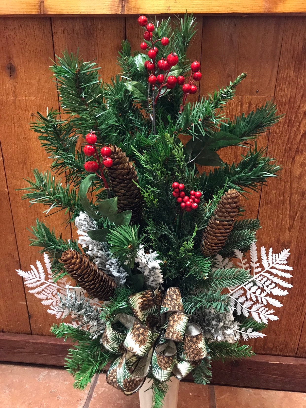 Cemetery christmas flowers winter cemetery flowers flowers | Etsy