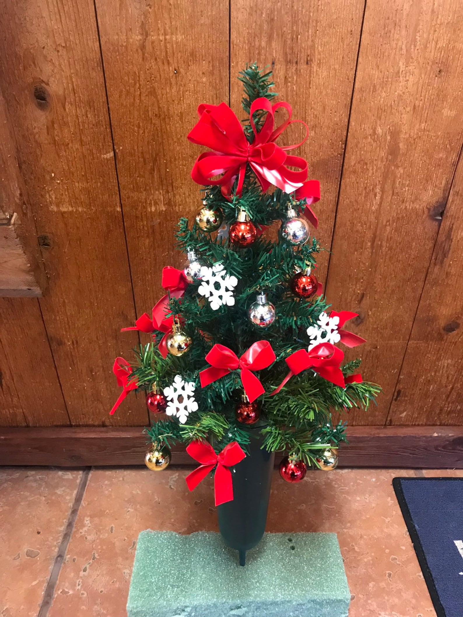 Cemetery Christmas Flowers Cemetery Christmas Tree - Etsy