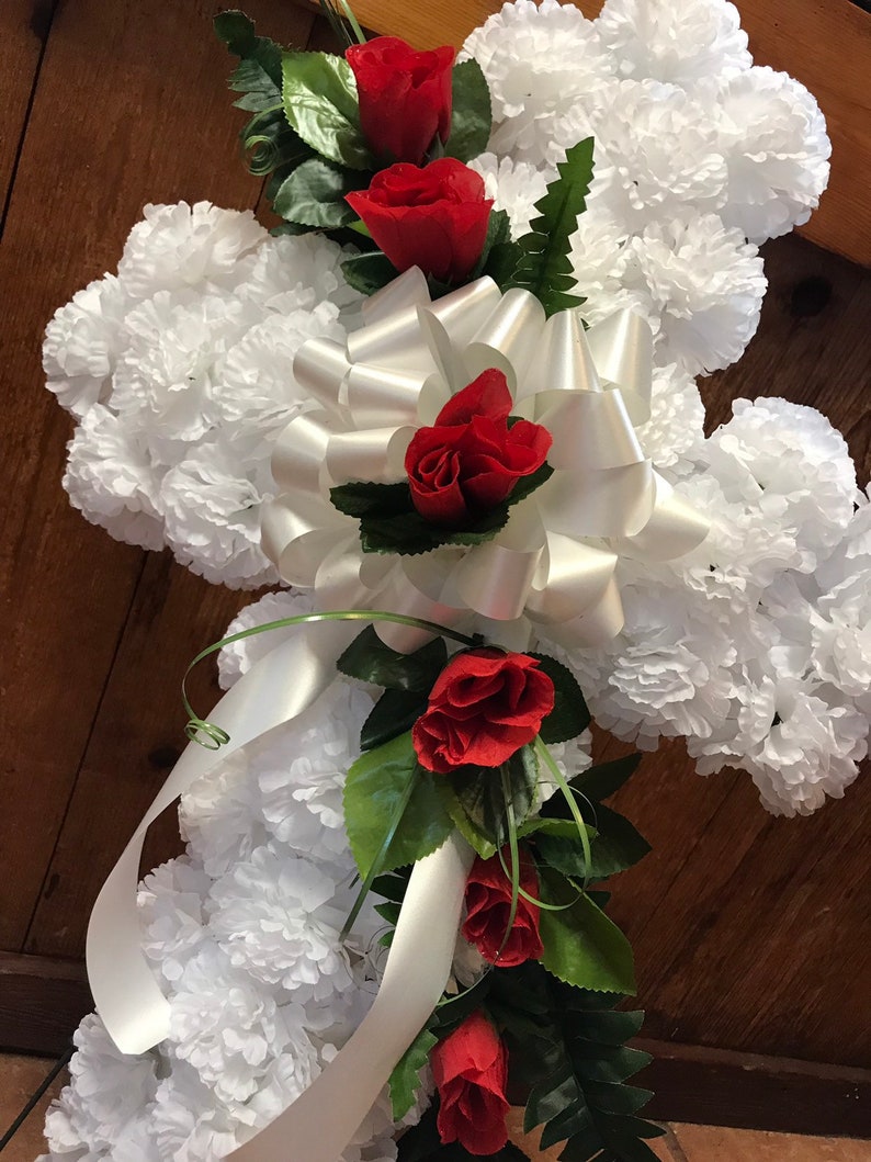 Cemetery Cross Cemetary Flowers Easter Spring Fathers - Etsy