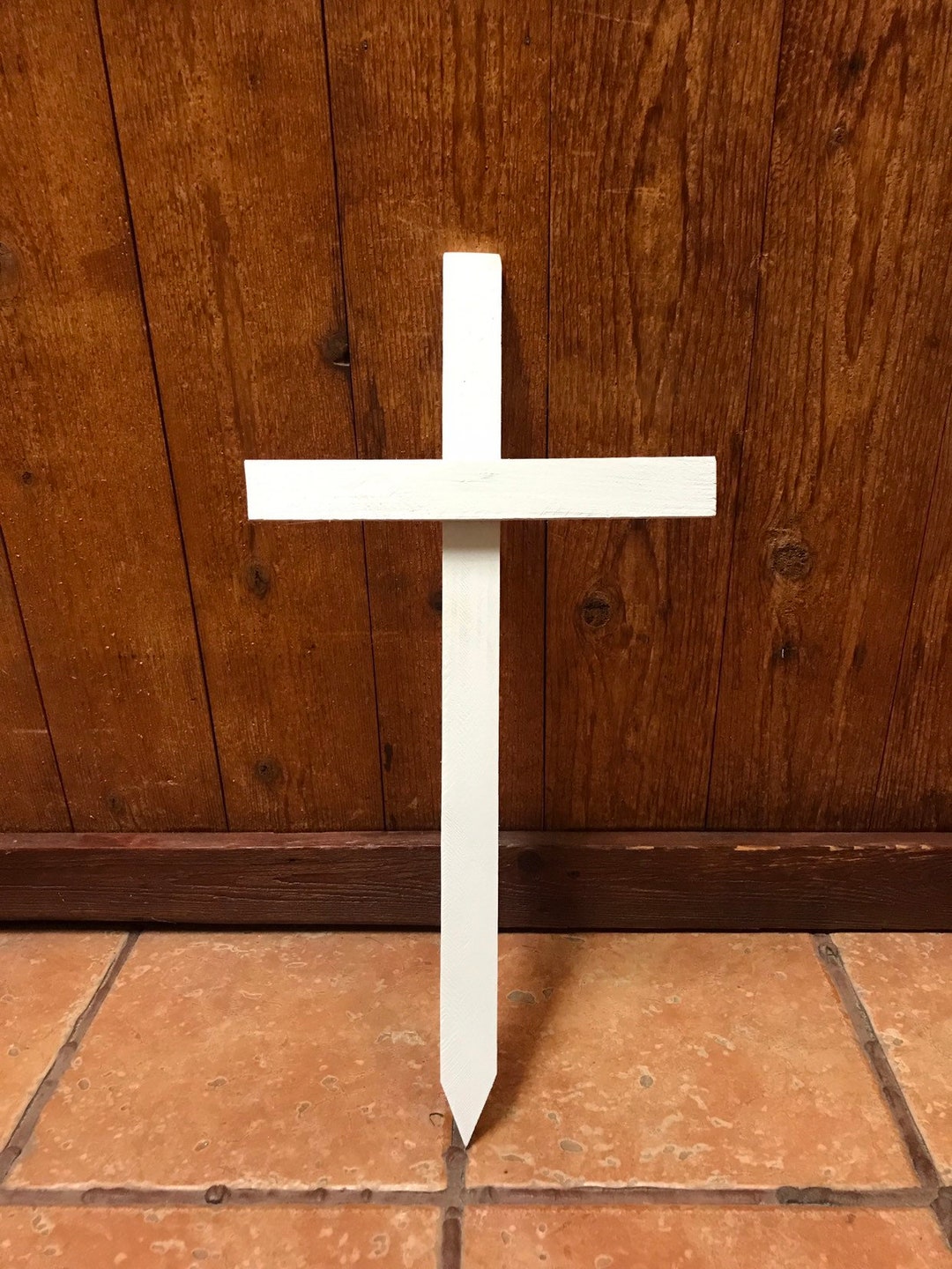 Cemetery Cross - Cemetary Cross - Flowers for Grave - Gravesite Decor ...