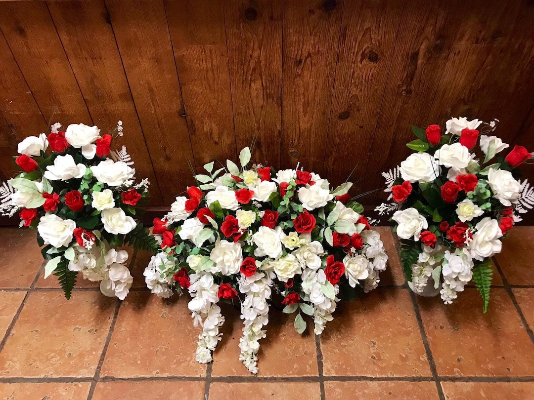 Cemetery Package Special - Cemetery Flowers - Cemetary Decor - Flowers ...