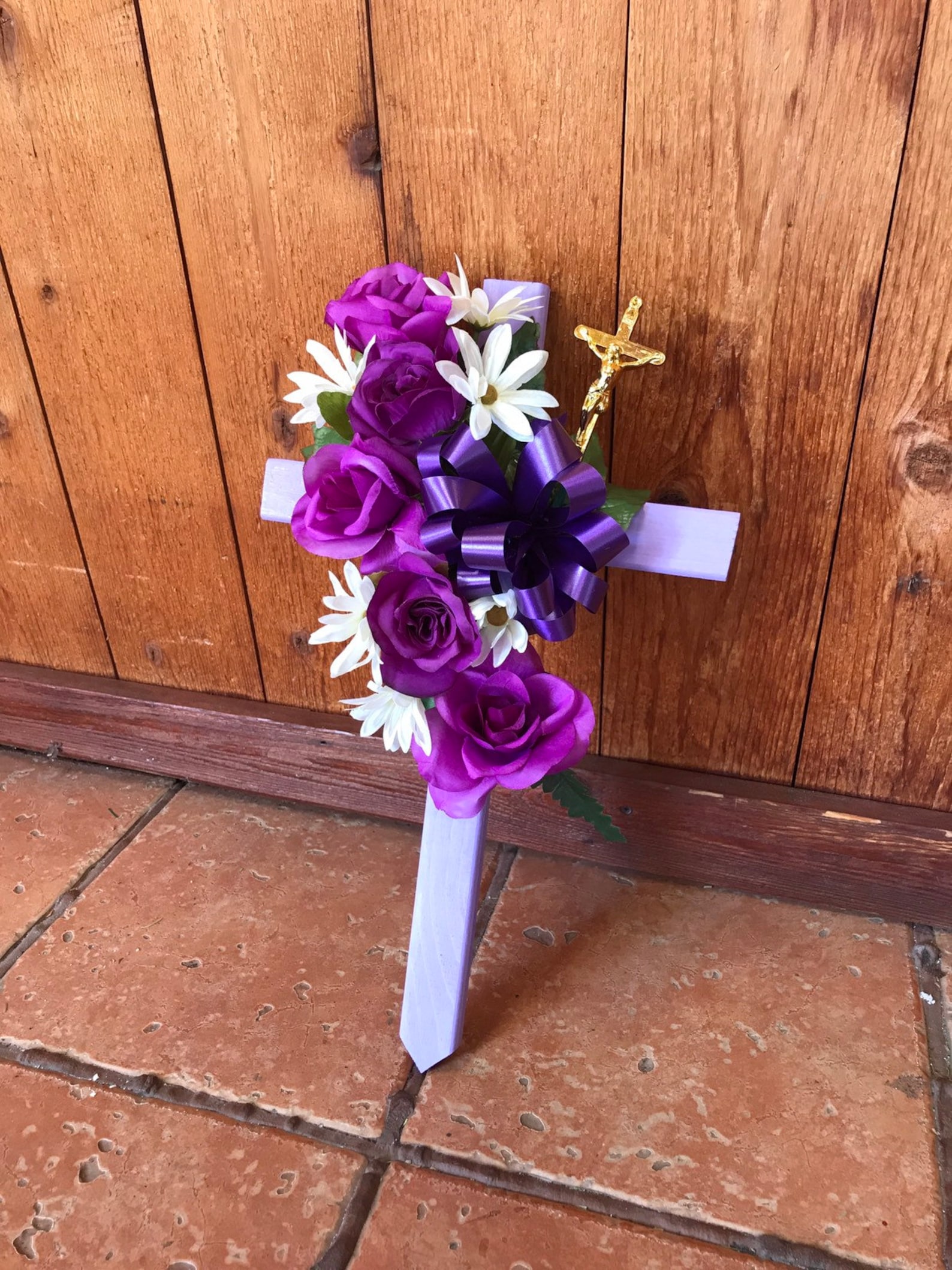 Cemetery Cross - Cemetery Flowers - Cemetary Flowers - Flowers for ...