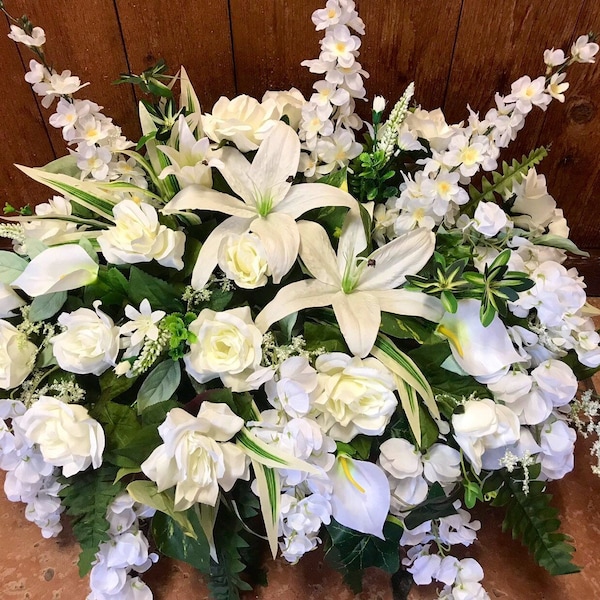 Headstone Spray - Etsy