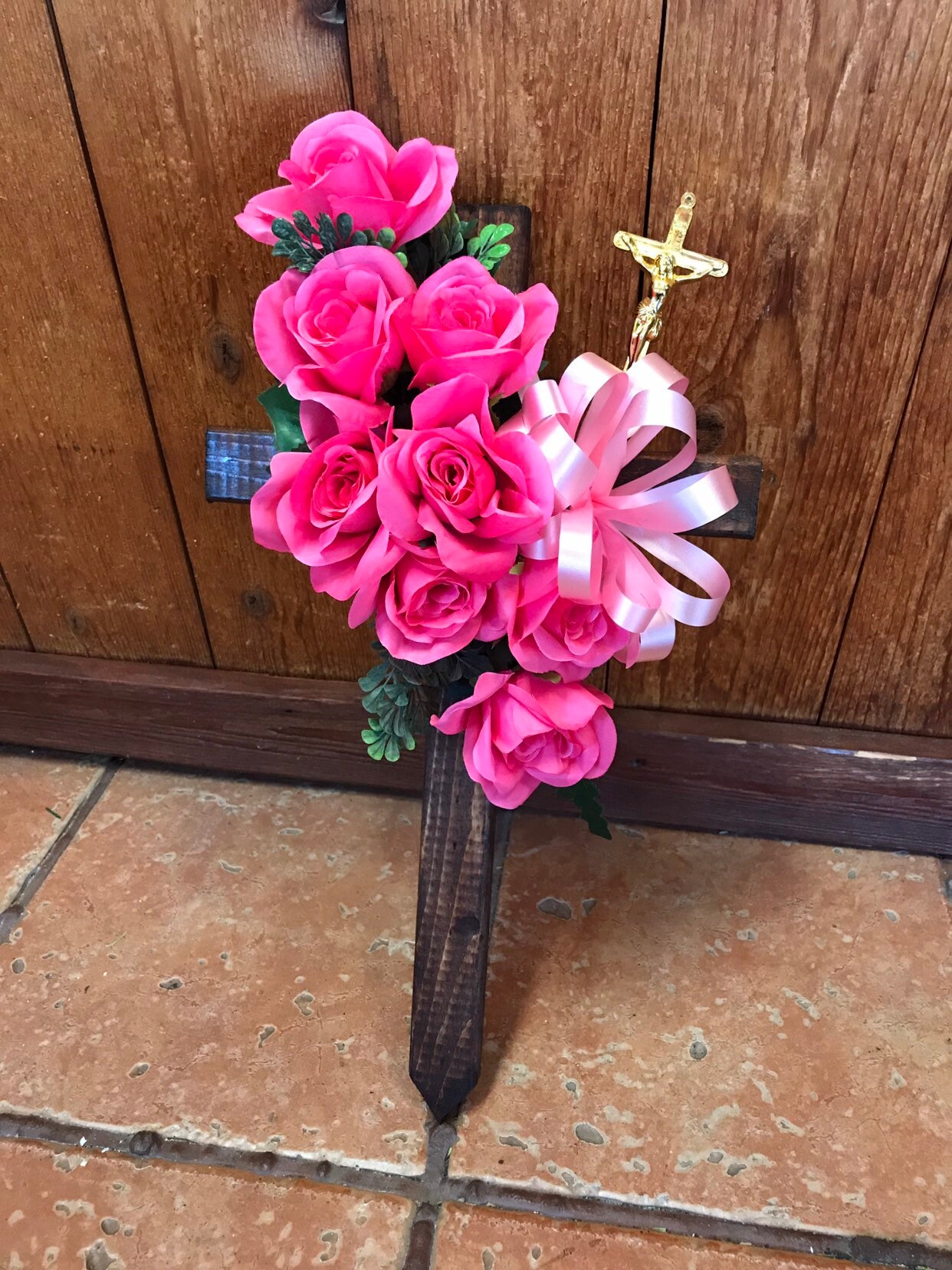 Wooden Cemetery Cross Cemetery Flowers Cemetary Cross - Etsy