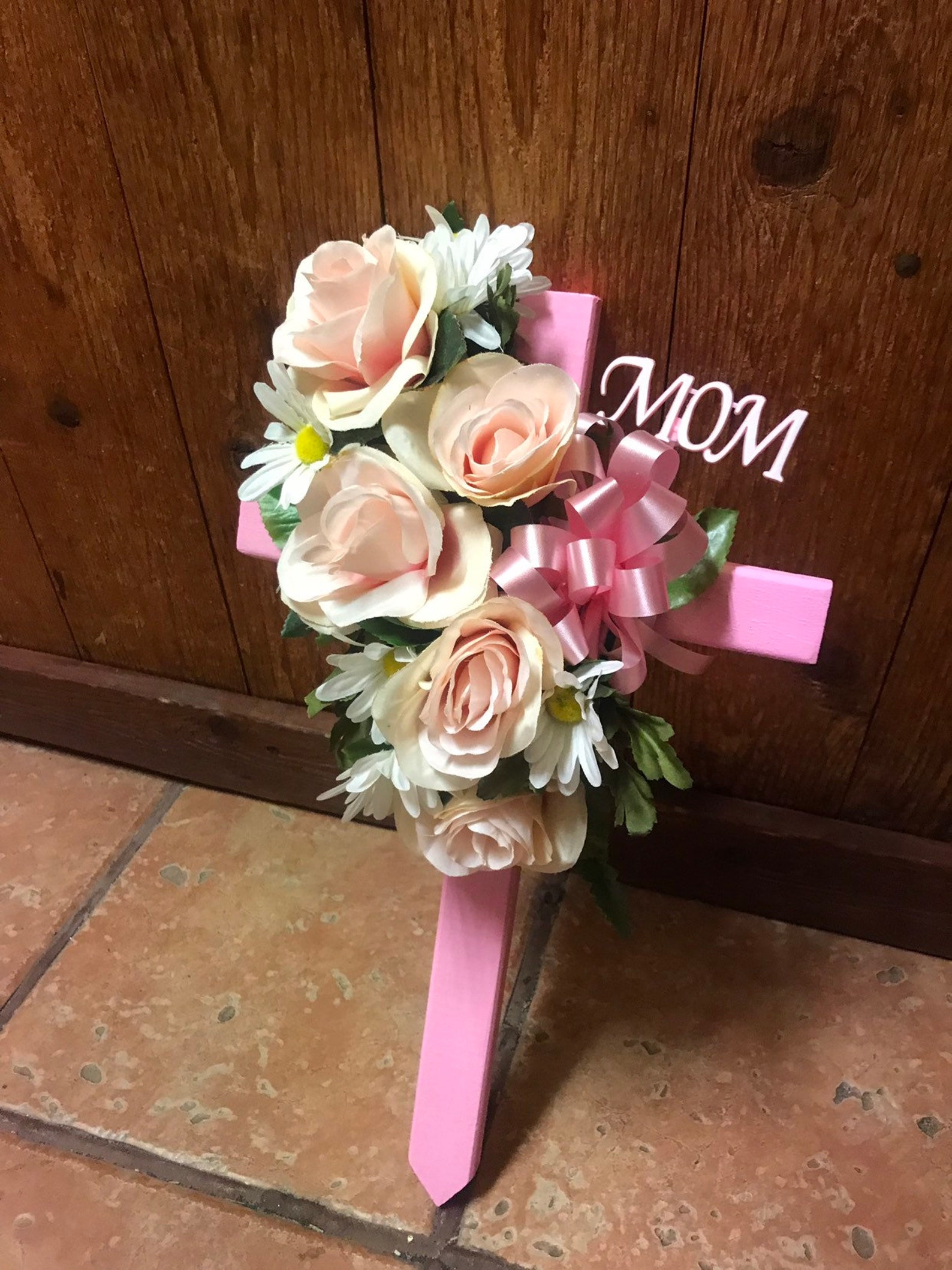 Cemetery Cross Cemetary Flowers Grave Decoration Mothers Day Grave ...