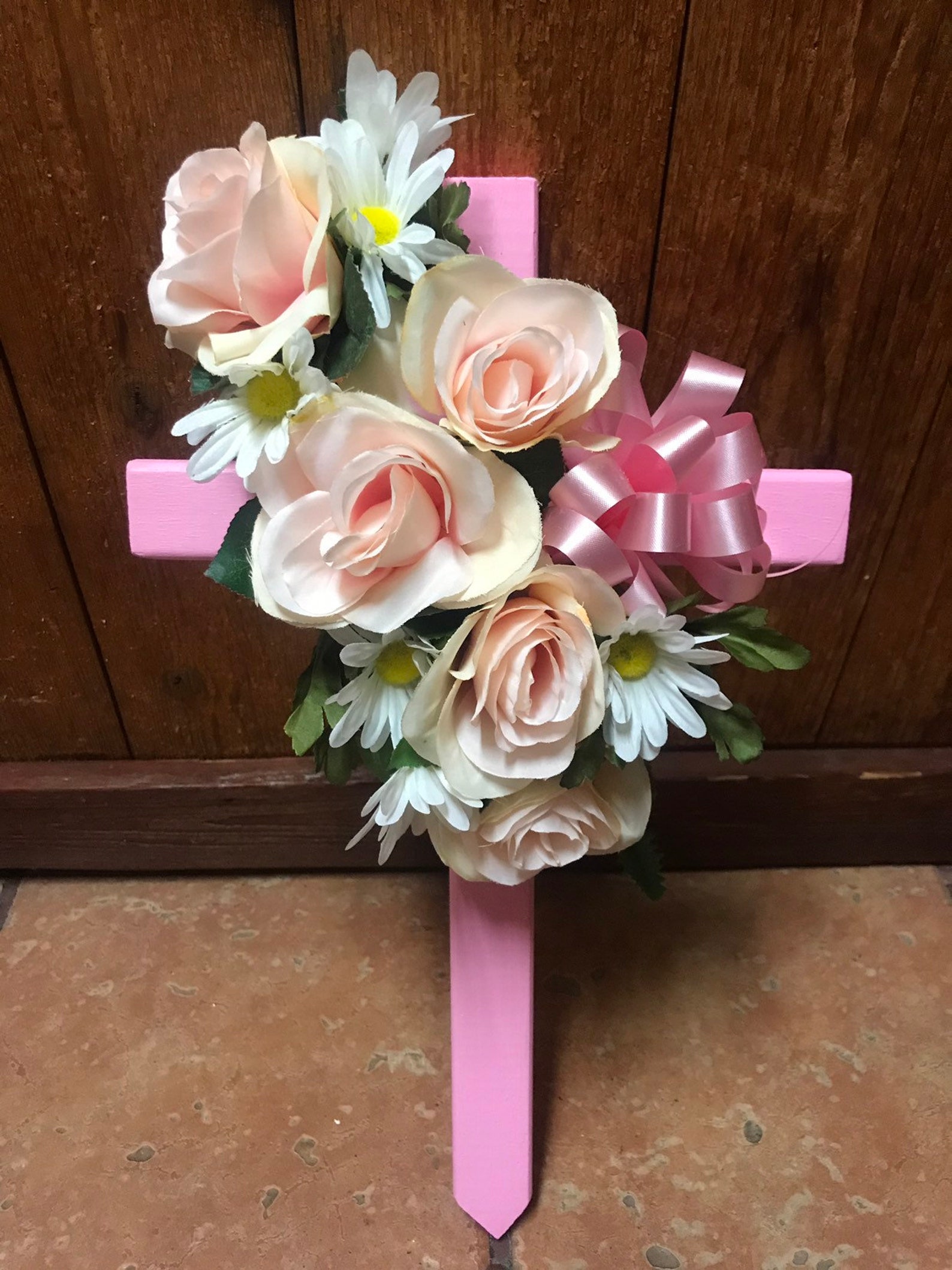 Cemetery Cross Cemetary Flowers Grave Decoration Mothers Day Grave ...