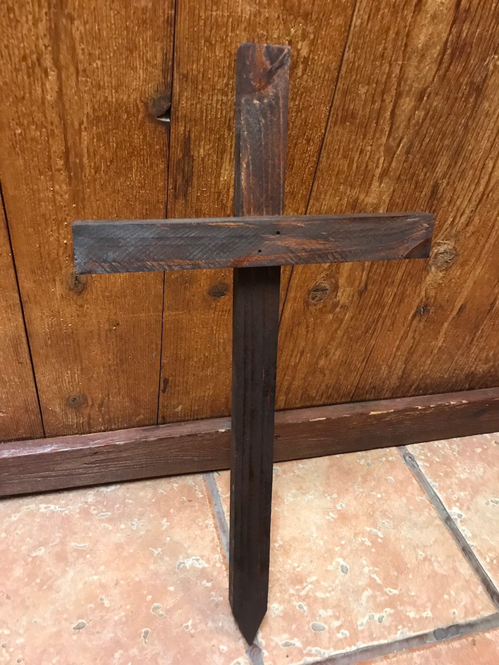 Cemetery Cross - Cemetary Cross - Flowers for Grave - Gravesite Decor ...