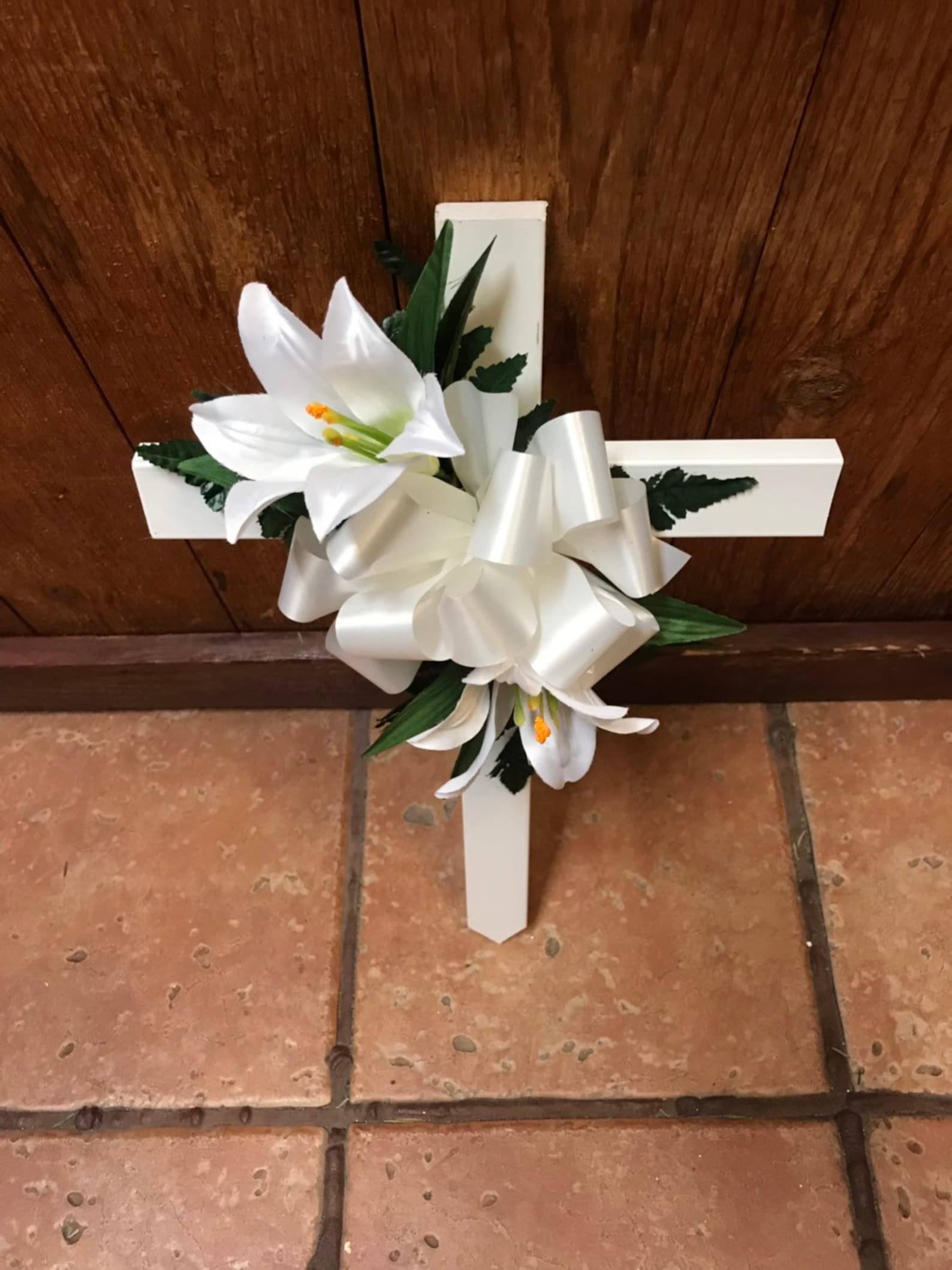 Cemetery Cross Cemetary Flowers Grave Decoration Easter - Etsy