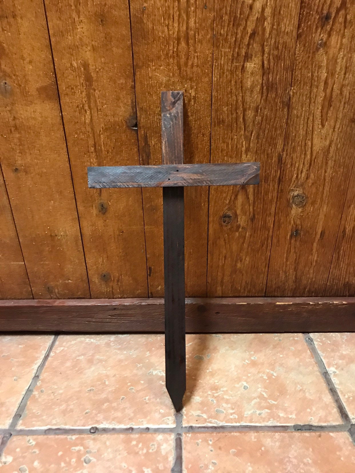 Cemetery Cross - Cemetary Cross - Flowers for Grave - Gravesite Decor ...