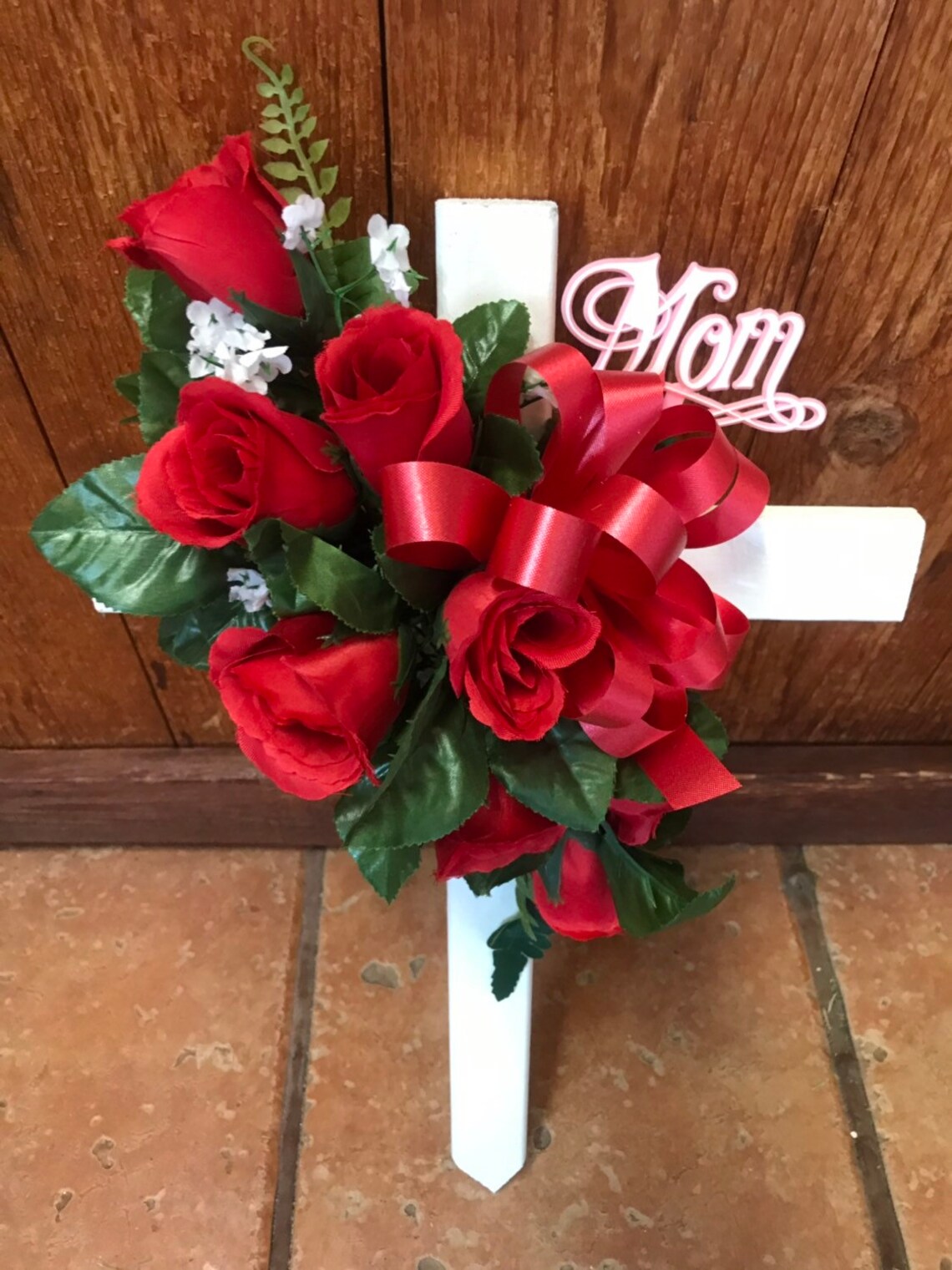 Cemetery Cross Cemetary Flowers Grave Decoration Easter - Etsy