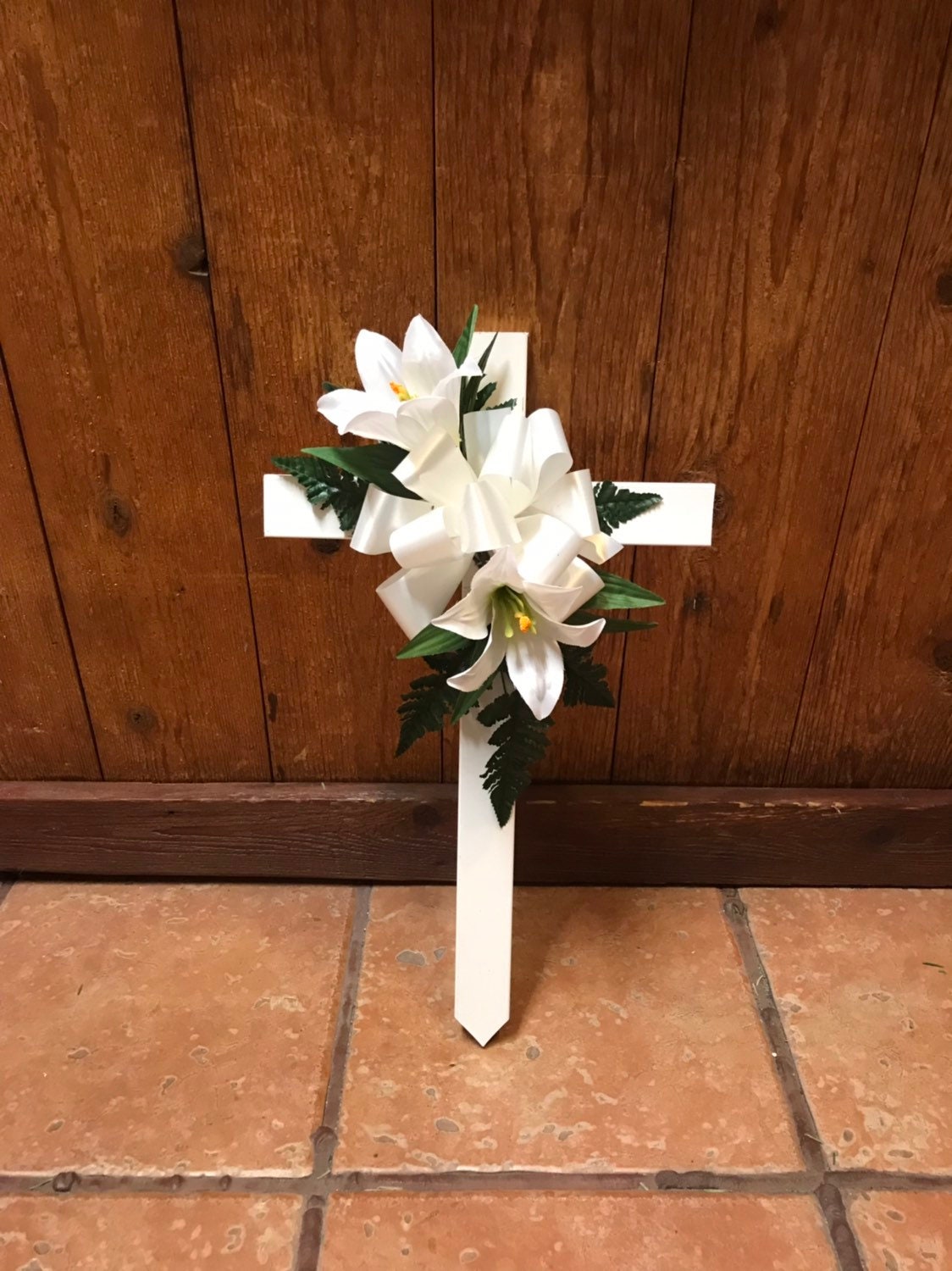 Cemetery Cross Cemetary Flowers Grave Decoration Easter - Etsy