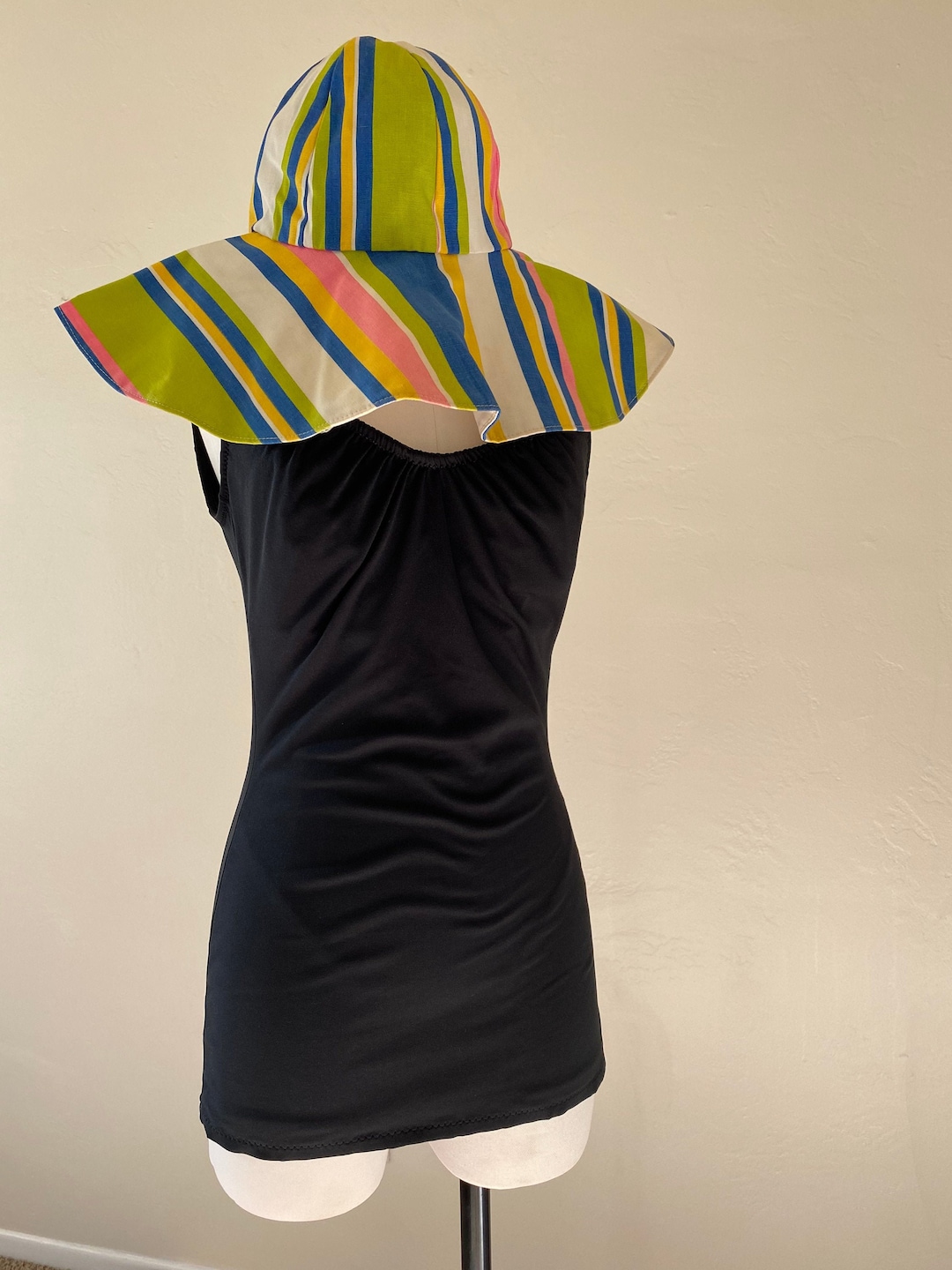 Vintage 50s 60s Deweese One Piece Bathing Suit With Adjustable Straps ...