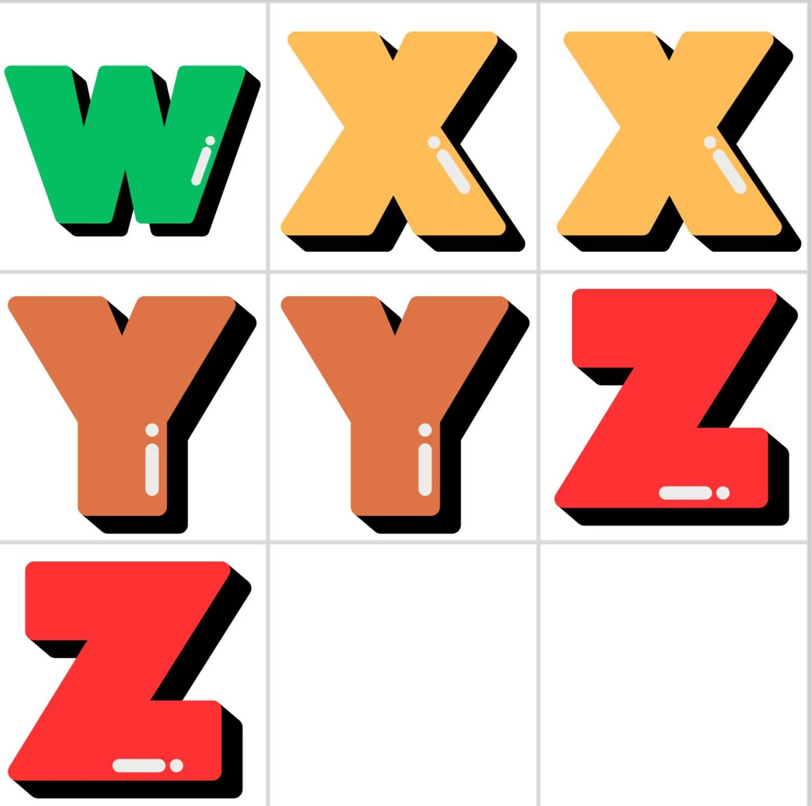 PRINTABLE Alphabet Pexeso - Etsy
