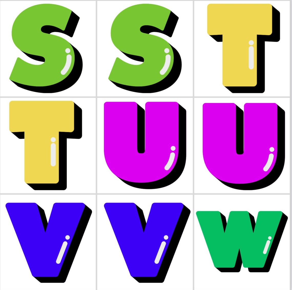 PRINTABLE Alphabet Pexeso - Etsy