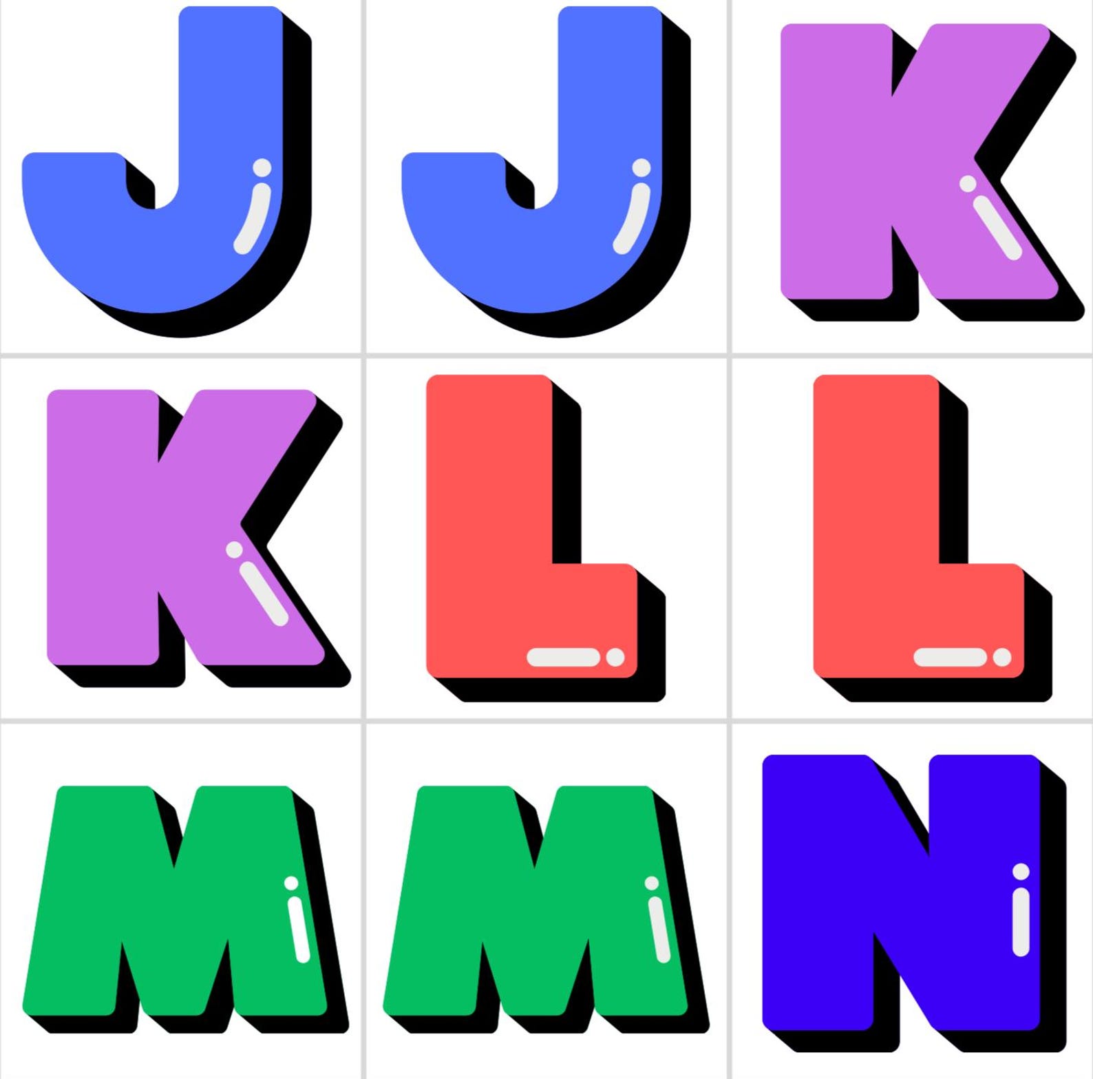 PRINTABLE Alphabet Pexeso - Etsy