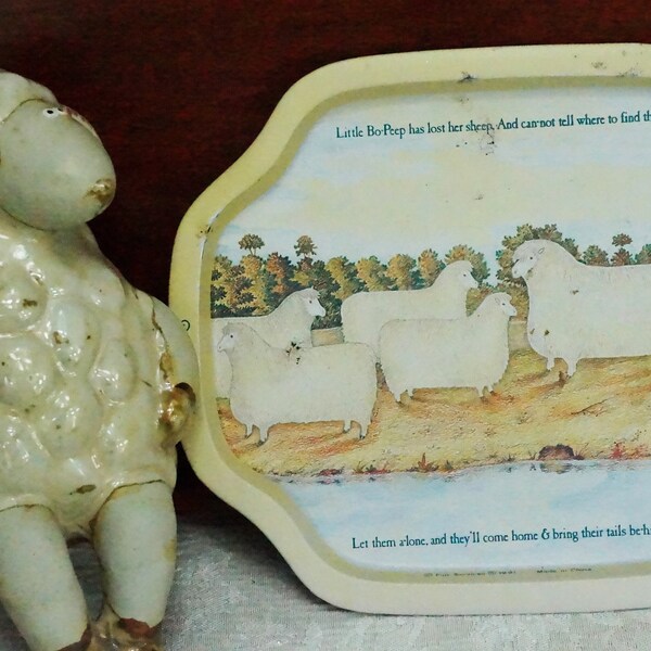 Folk Art Sheep - Etsy