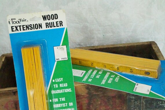 Folding Wooden Rulers/extension Ruler/6 Foot/original - Etsy